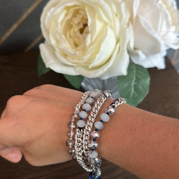 Chloe + Isabel | Jewelry | Chloe Isabel Bead And Ribbon Wrap Bracelet ...
